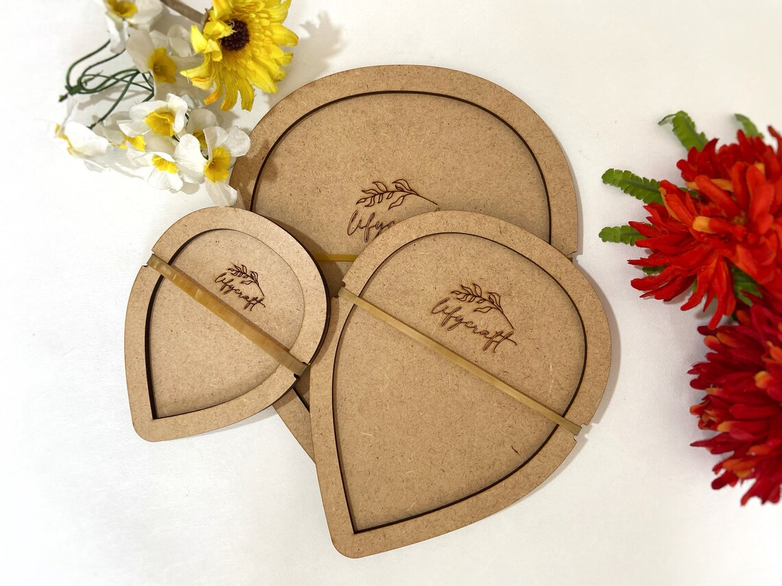 Macrame Leaf Cutting Template: MDF Feather Cutter Tool - Etsy