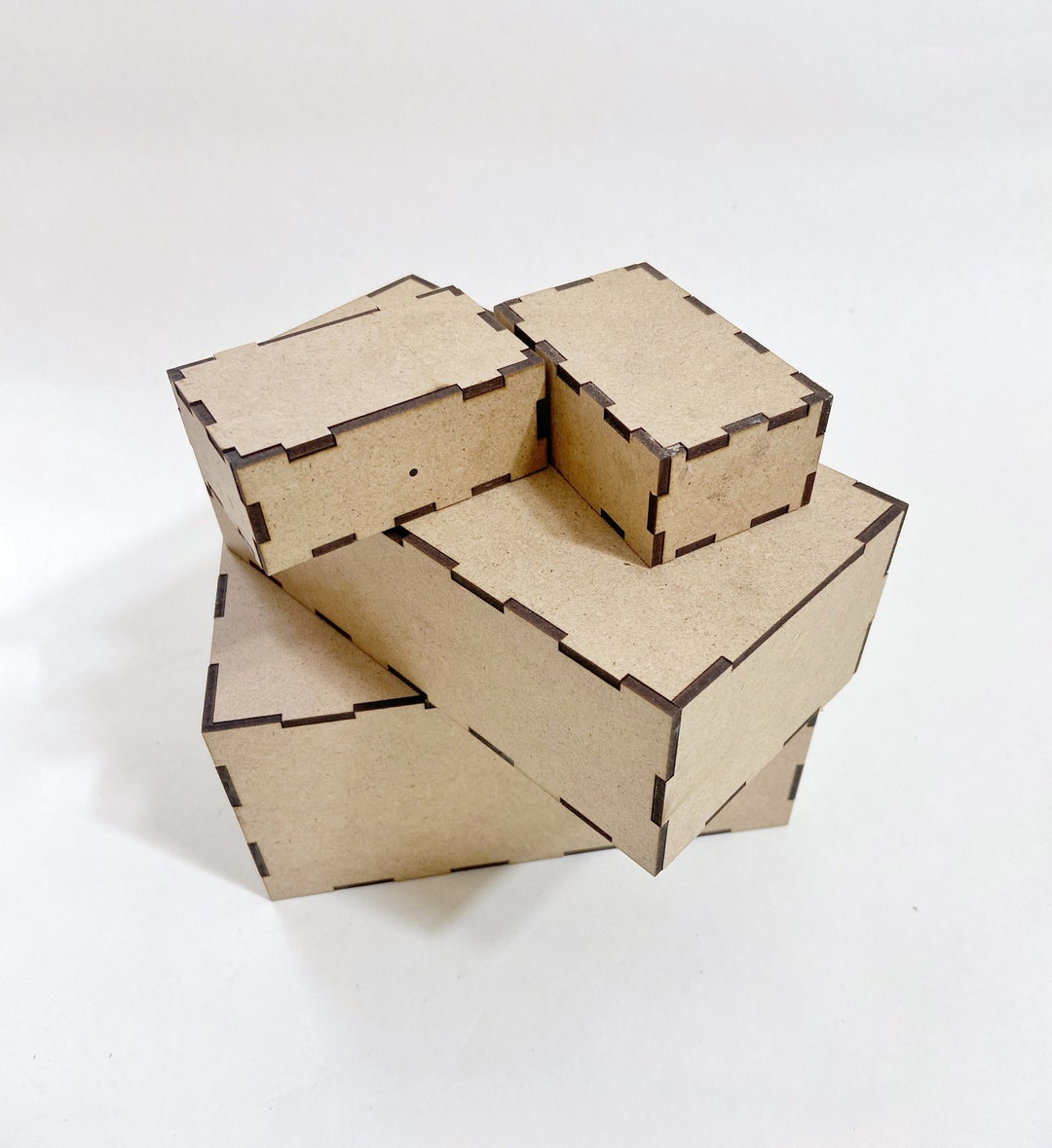 DIY Wooden Storage Box: Lidded MDF Box, Ready to Assemble - Etsy