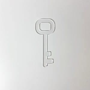 Clear Acrylic Key Shape Blank: DIY Keychain Craft - Etsy