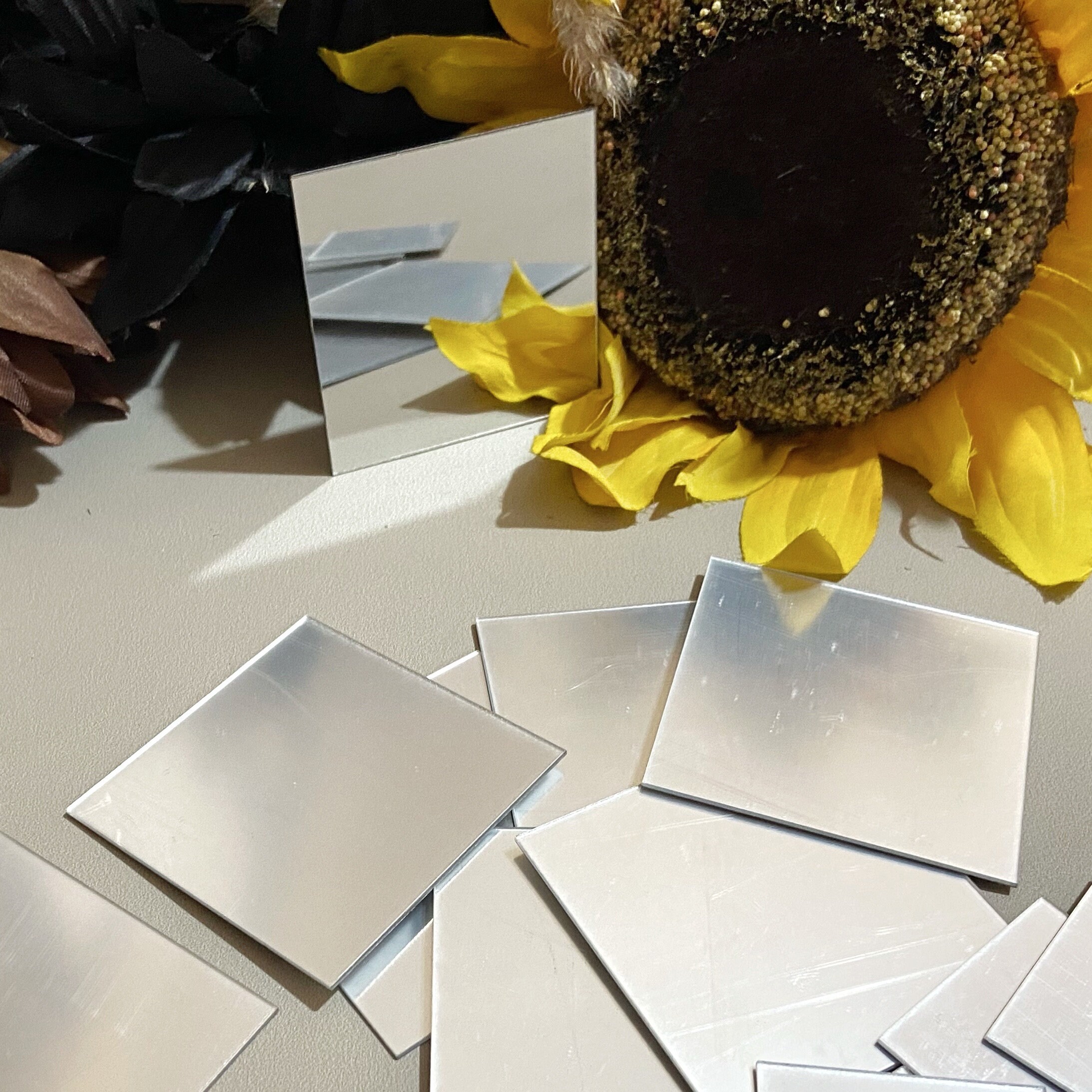 Mirrors Bulk Sale of Square Shaped Silver Color Acrylic Mirror. in ...