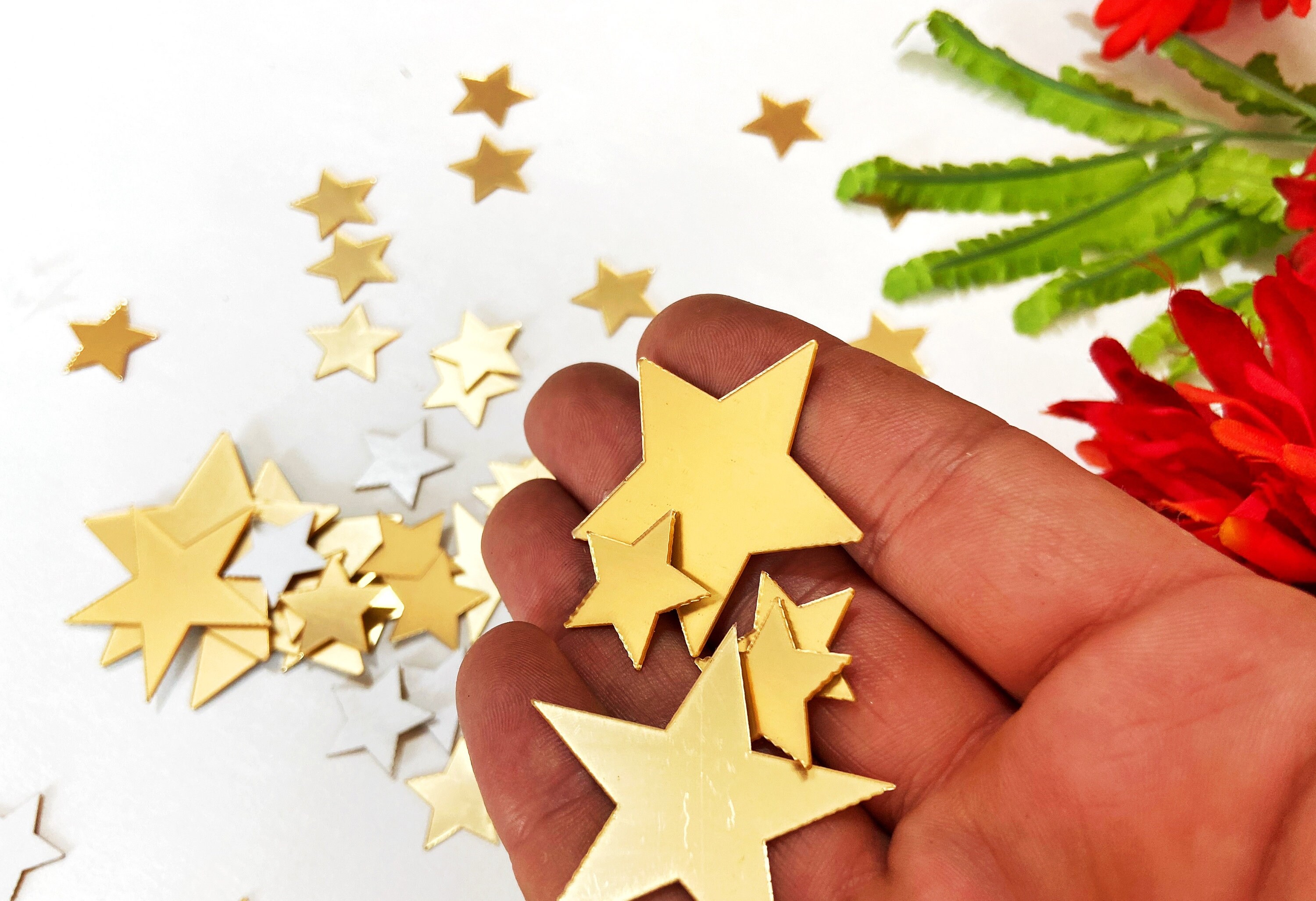 Self-adhesive Gold Star Mirrors Bulk Sale 102030 Packs - Etsy