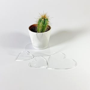 Clear Acrylic Heart Blanks: DIY Wedding Crafts & Decorations - Etsy