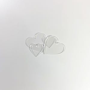 Clear Acrylic Heart Blanks: DIY Wedding Crafts & Decorations - Etsy