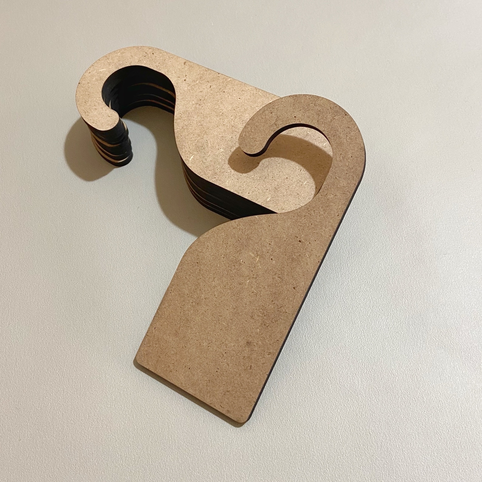 Unfinished Blank Door Hanger Bulk Sale / Closet Divider Blank / Door ...