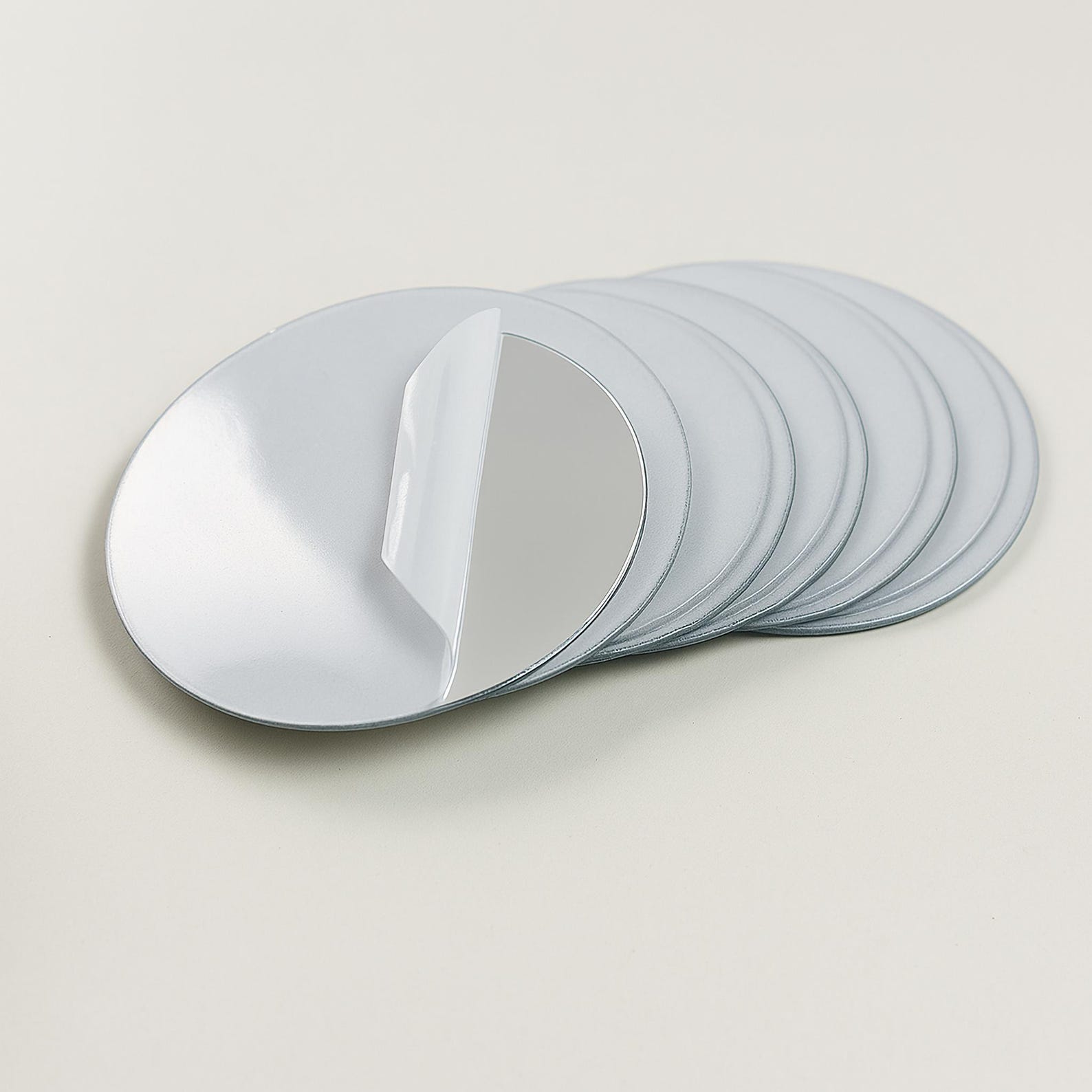 Round Acrylic Craft Mirrors: 1mm Thin, Self-adhesive - Pack of 10 - Etsy