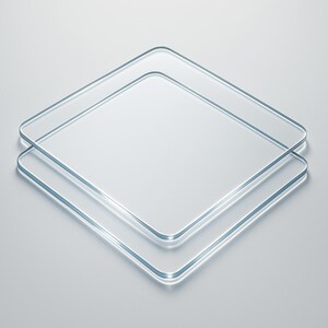 Clear Acrylic Squares With Rounded Edges - 2mm Thick - Bulk Sale in ...