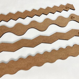 Wave Quilting Ruler: Fabric Cutting & Sewing Tool (40cm) - Etsy