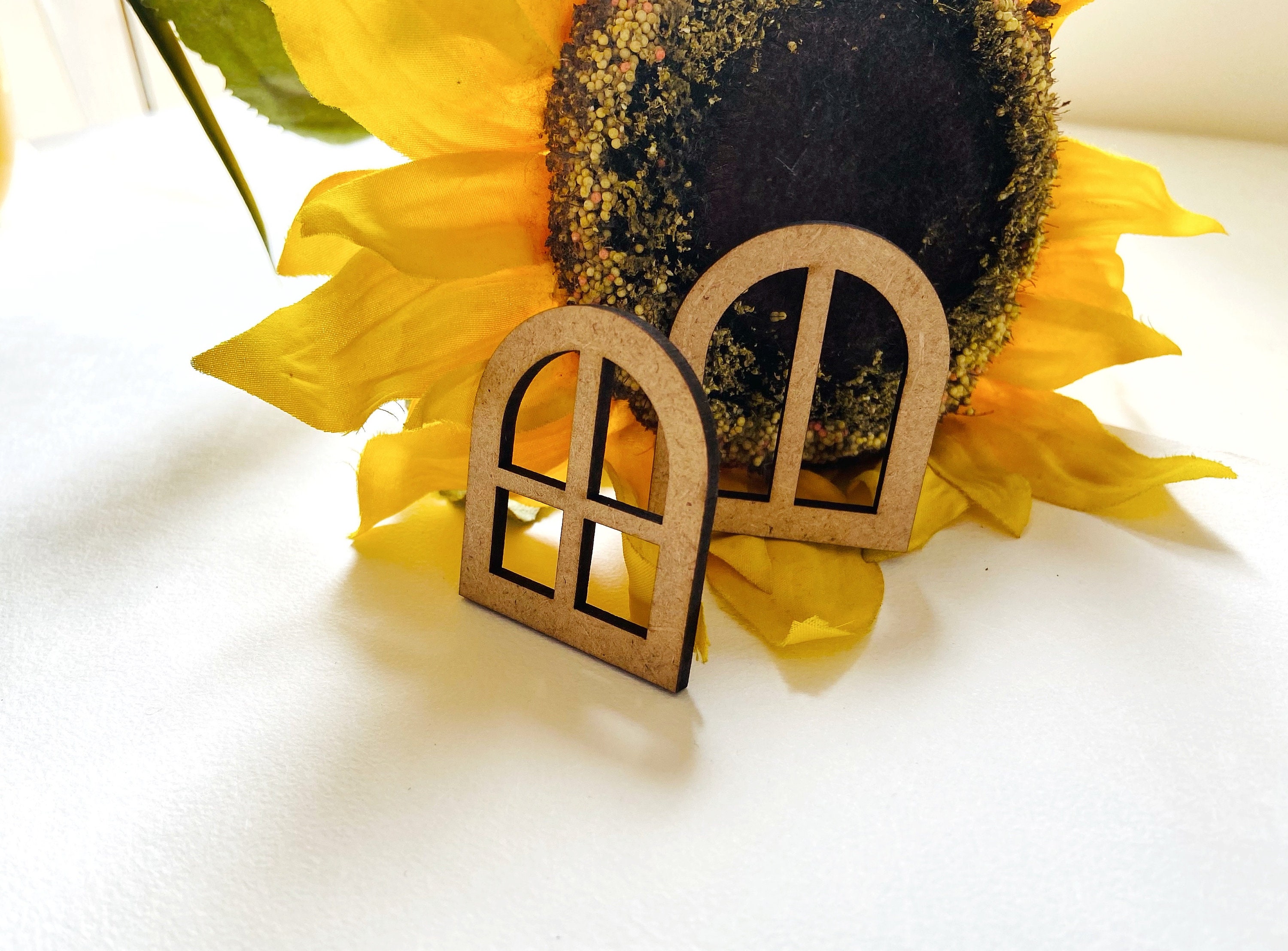 Miniature Arch Window, Gothic Window, Doll House Window, Various Sizes ...