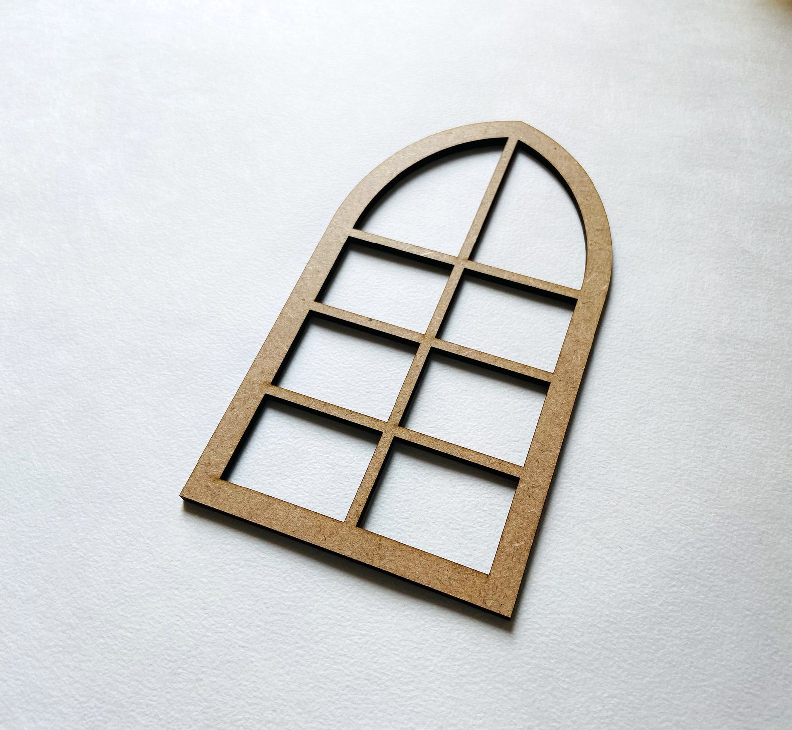 Wooden Church Window, Arch Window, Gothic Window, Doll House Window ...