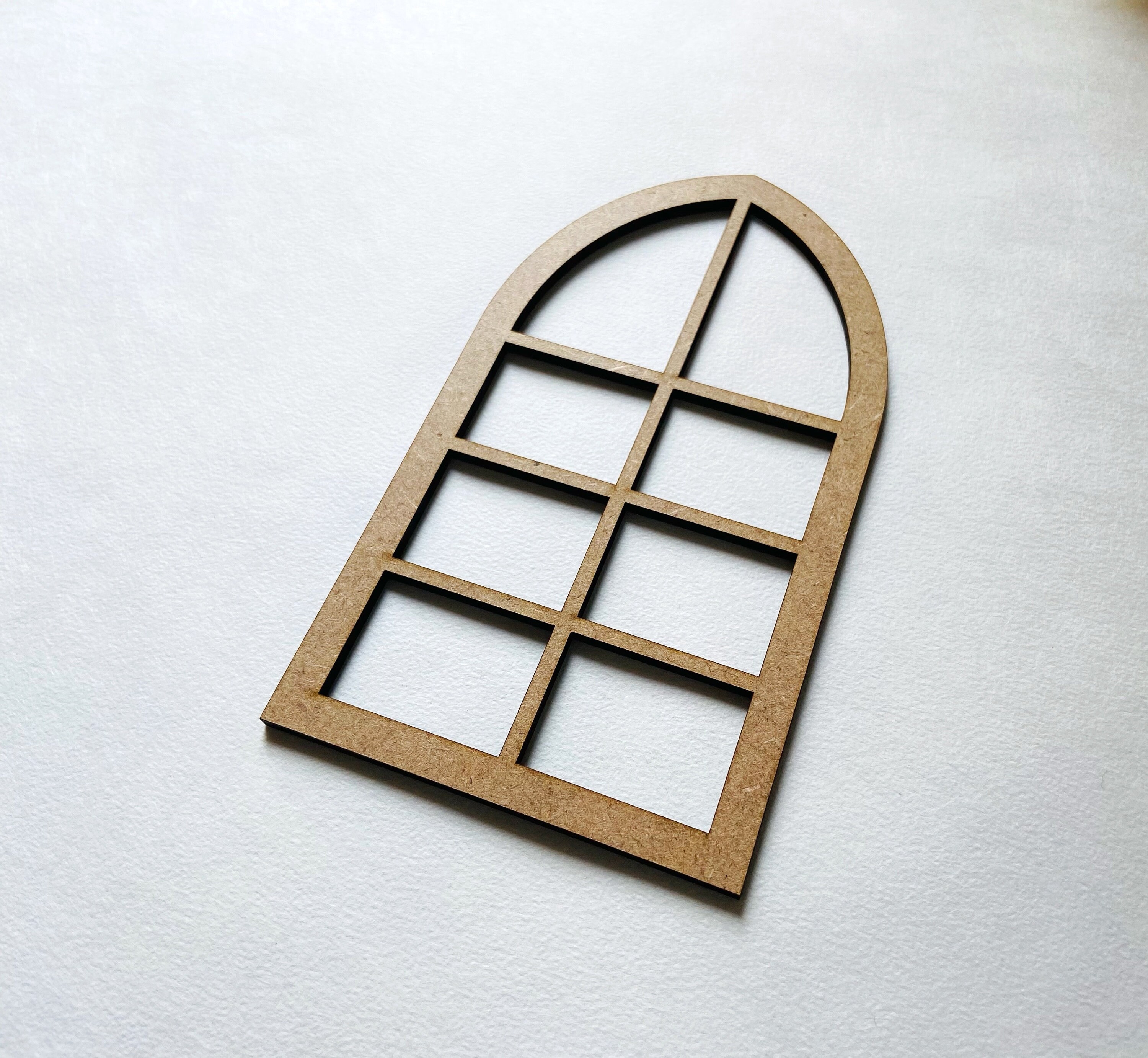 Wooden Church Window, Arch Window, Gothic Window, Doll House Window ...