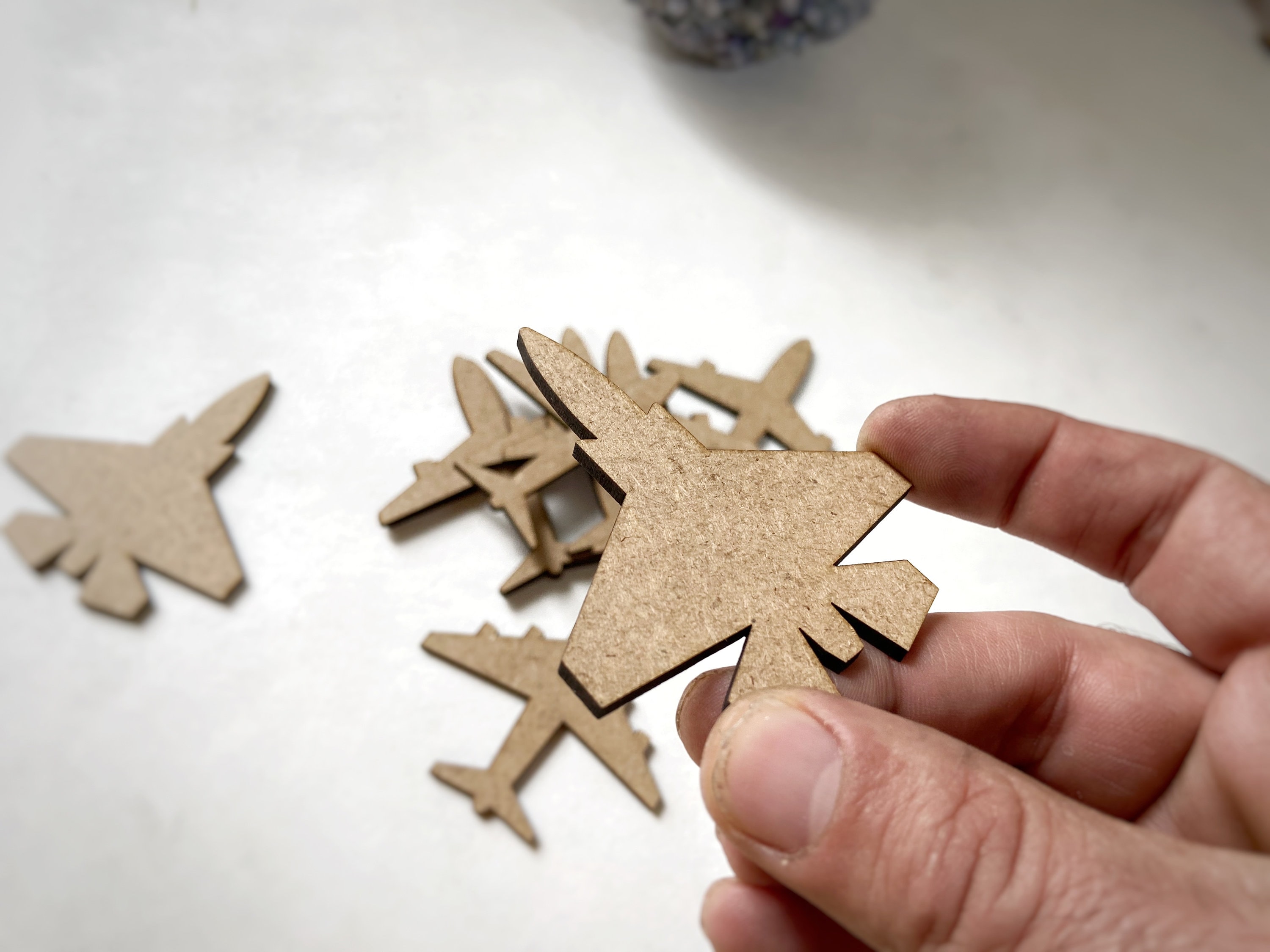 Bulk Sale Airplane Shapes 10 Pack 4 Different Plane Shapes Wooden ...