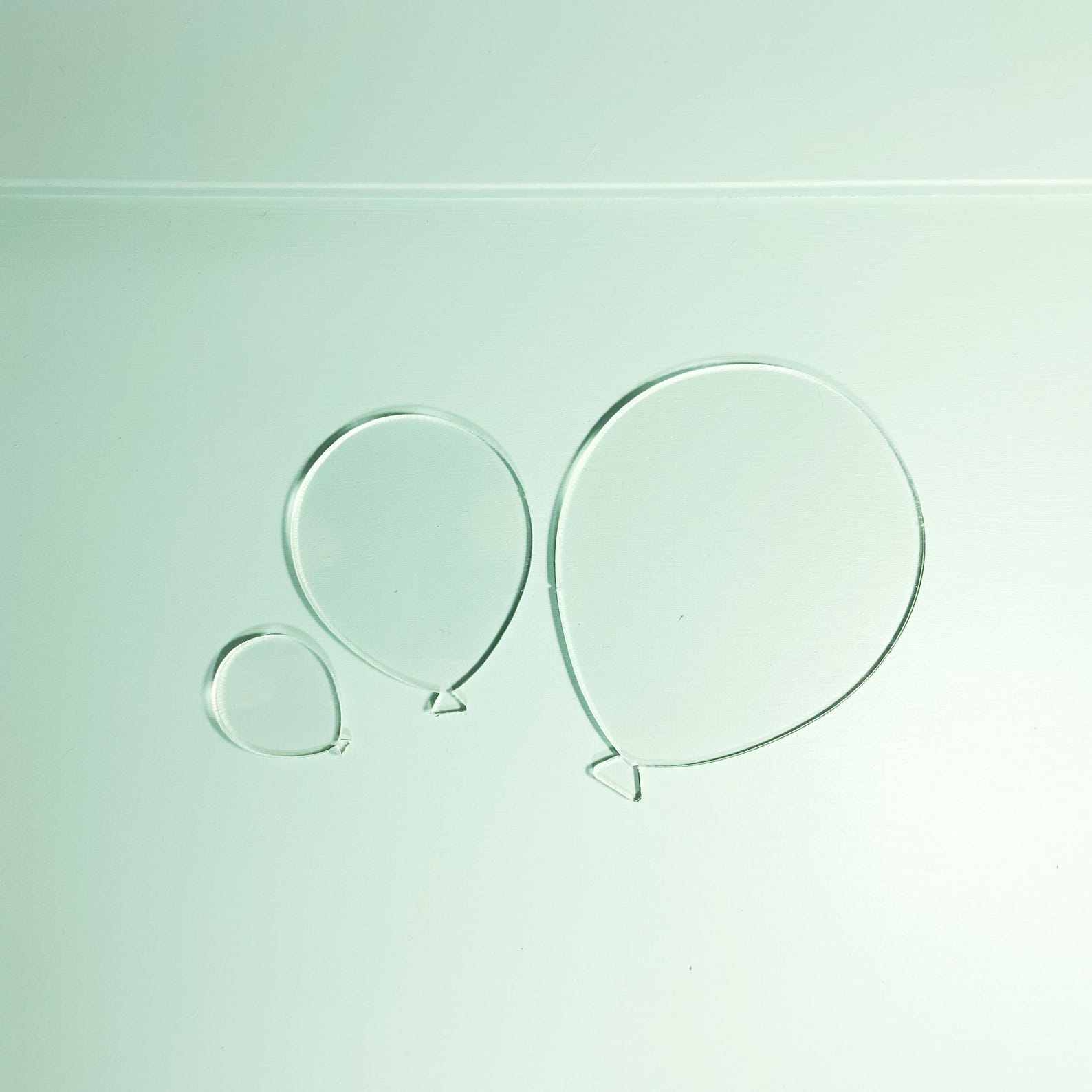 Clear Acrylic Balloon Blanks: Craft Shapes (bulk 10 or 20) - Etsy