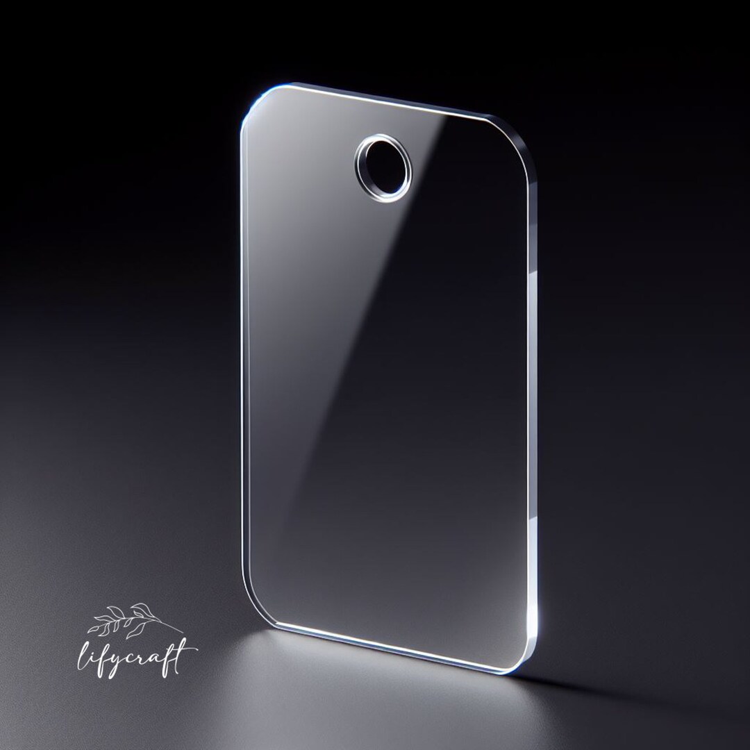 Clear Acrylic Rectangle Blanks: DIY Keychains, Crafts - 24 PCS - Etsy