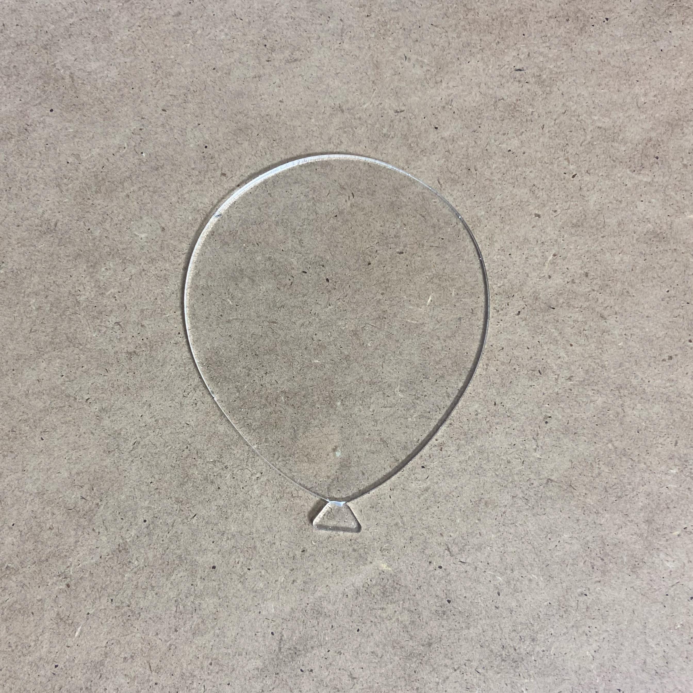 Clear Acrylic Balloon Blanks: Craft Shapes (bulk 10 or 20) - Etsy