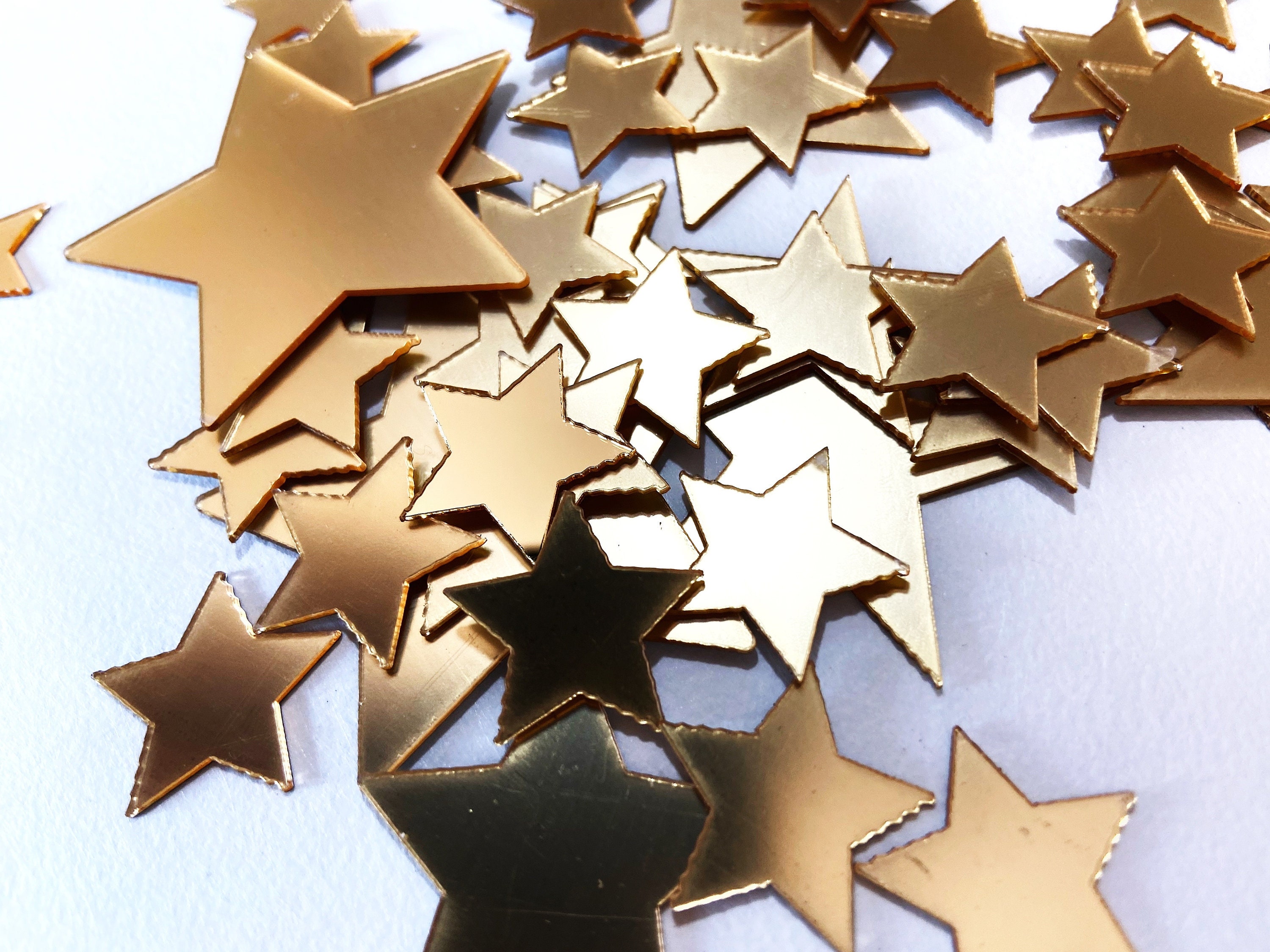 Self-adhesive Gold Star Mirrors Bulk Sale 102030 Packs - Etsy