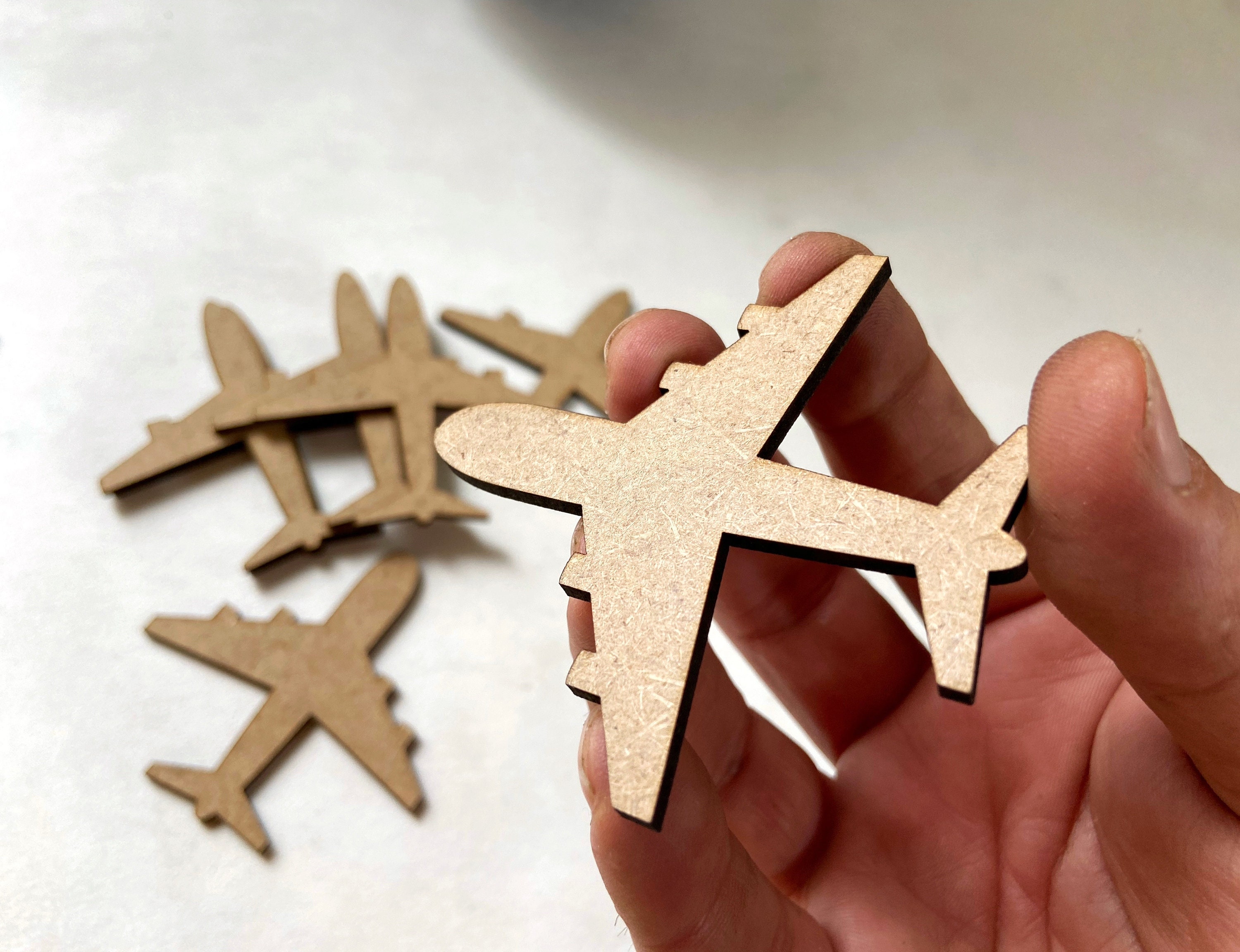 Bulk Sale Airplane Shapes (10 Pack)- 4 Different Plane Shapes - Wooden ...