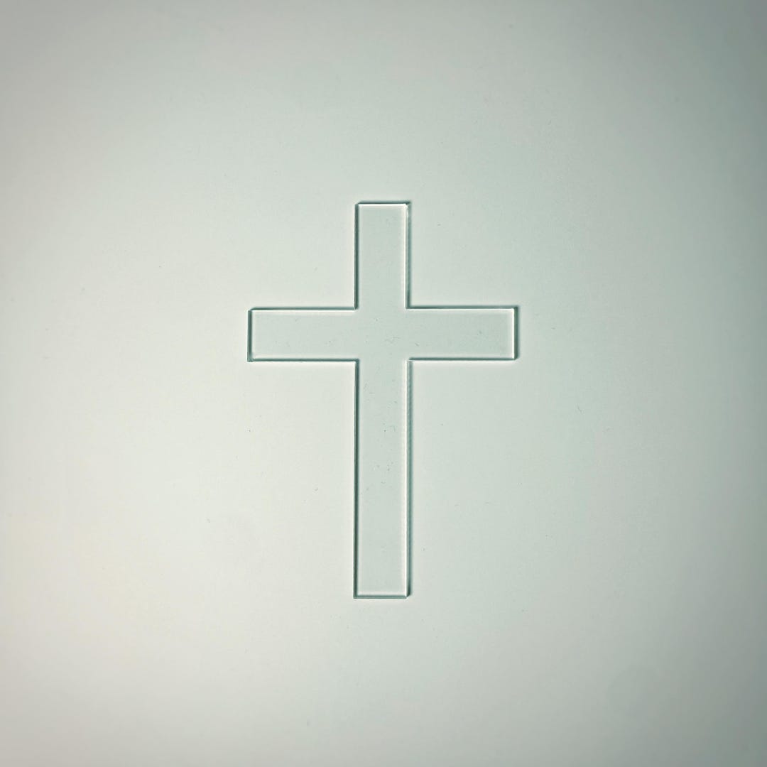 Clear Acrylic Cross Blank: DIY Craft Supplies, Ornaments - Etsy