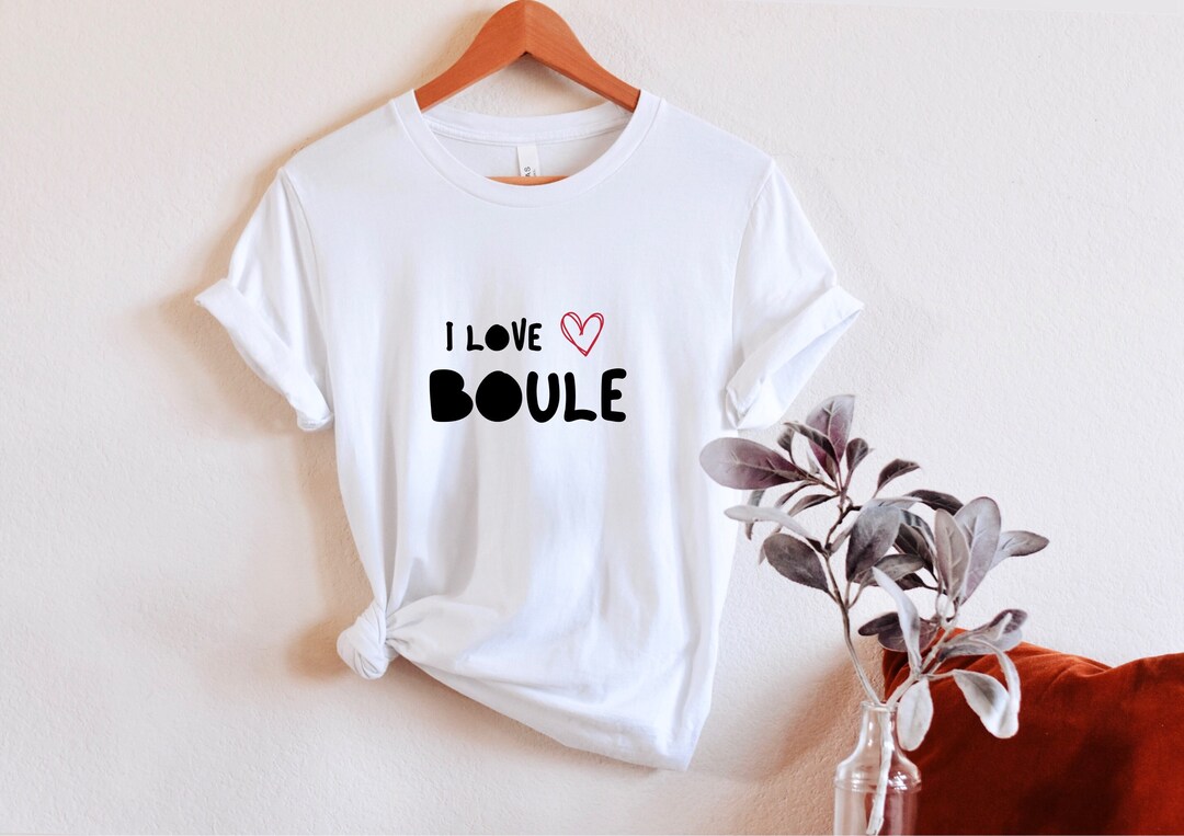 I Love Boule T-shirt, Classic French Petanque Tee, Casual Sports ...