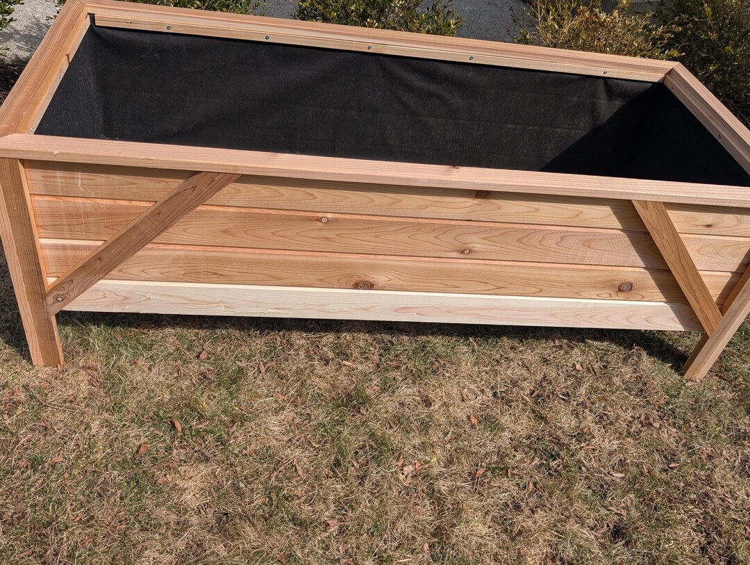 Western Red Cedar Planter - Etsy