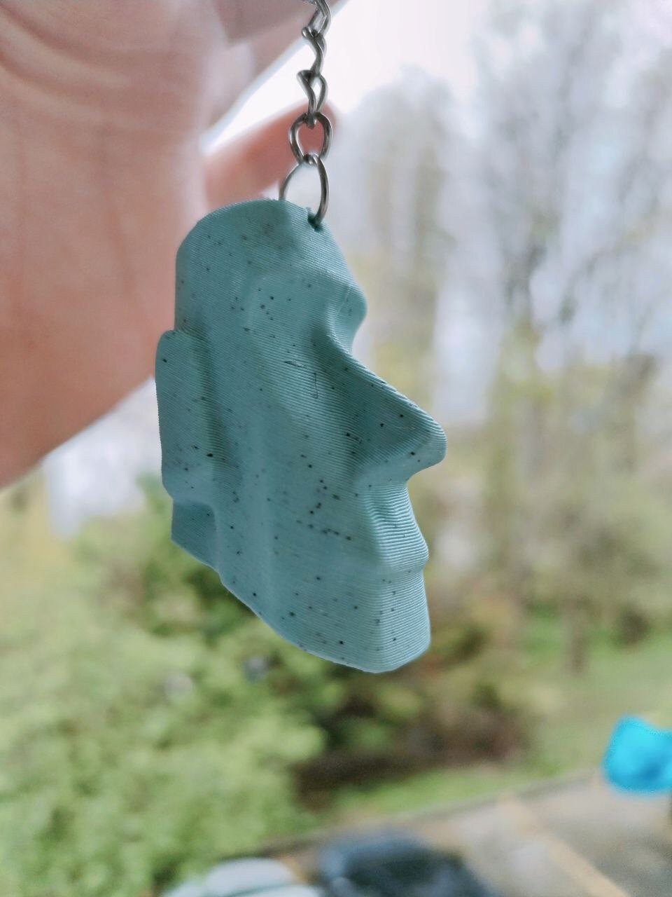 Moai Statue Key Ring From Easter Island - Etsy