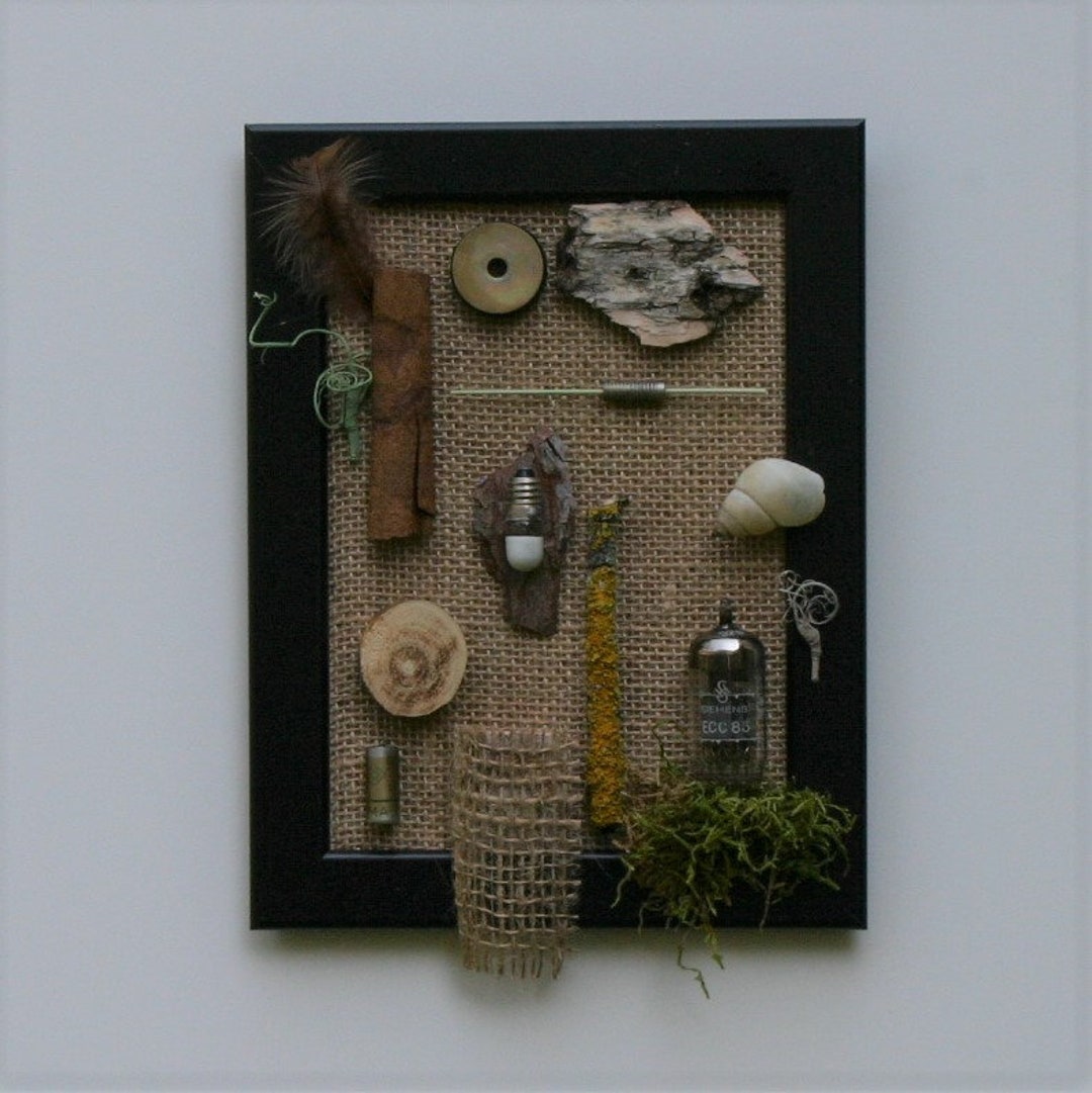 Timothy Kessler KI and Electric Plants 2 Framed Original Mixed Media ...