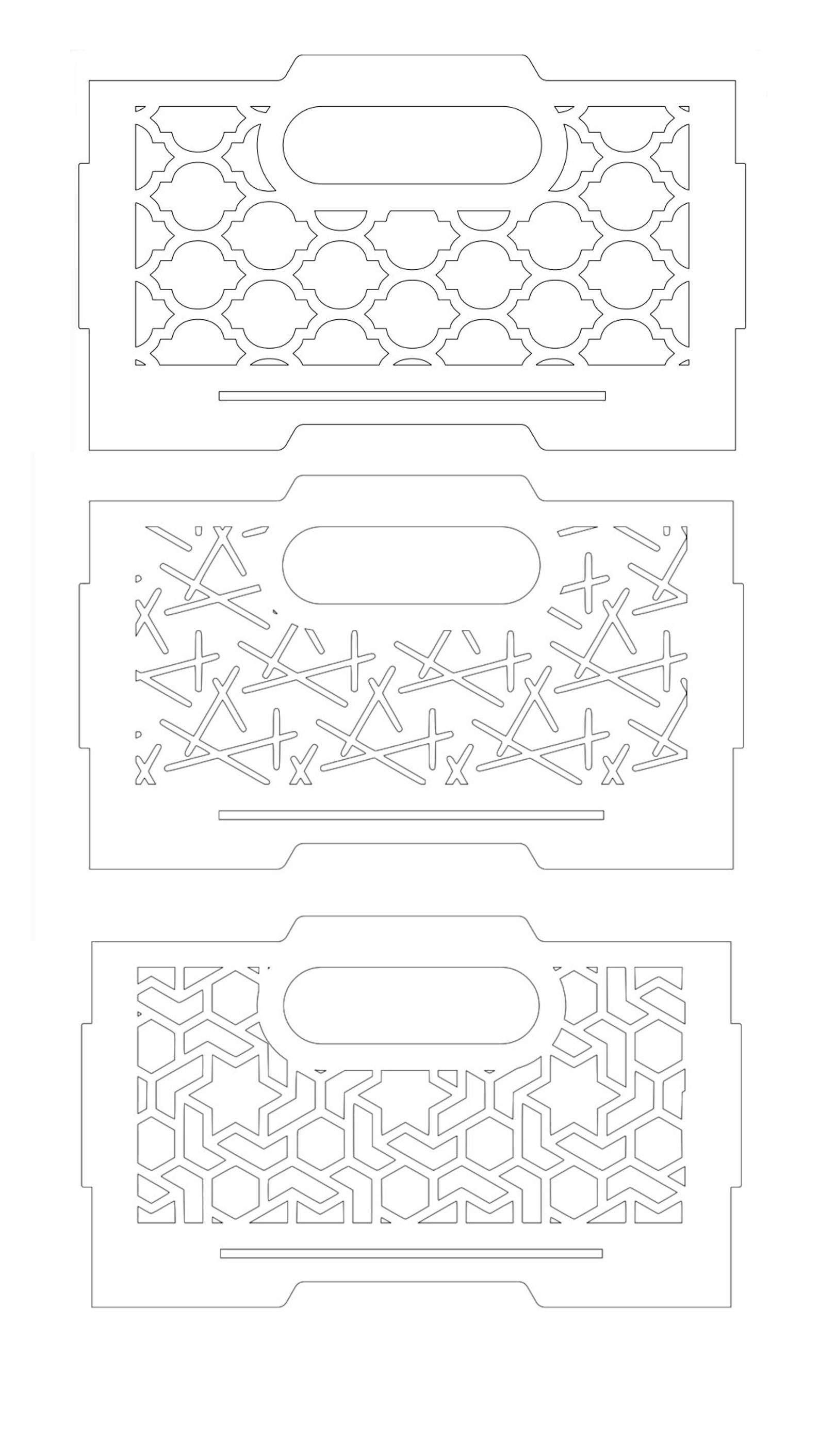 Beautiful Wooden Stackable Storage Box Bundle Nine Laser Cut Stackable ...