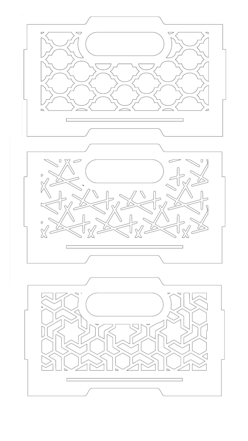 Beautiful Wooden Stackable Storage Box Bundle Nine Laser Cut Stackable ...