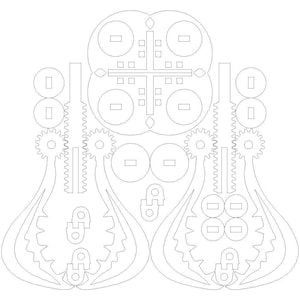 Mechanical Wooden Claw Kids Toy, Funny Laser Cut Grabber Arm Toy ...