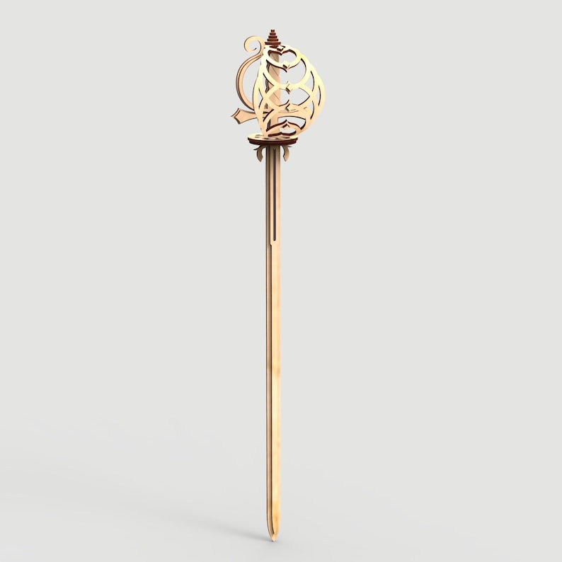 Wooden Laser Cut Epee Sword, Plywood Musketeer Sword Toy for Kids ...