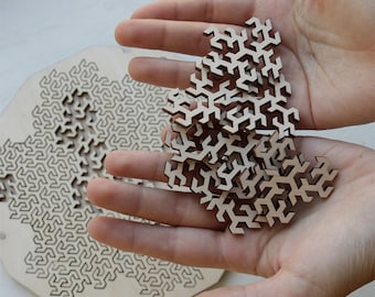 Interlocking Puzzle Shapes, Kids Toys, File for Laser Cutting, Pdf, SVG ...