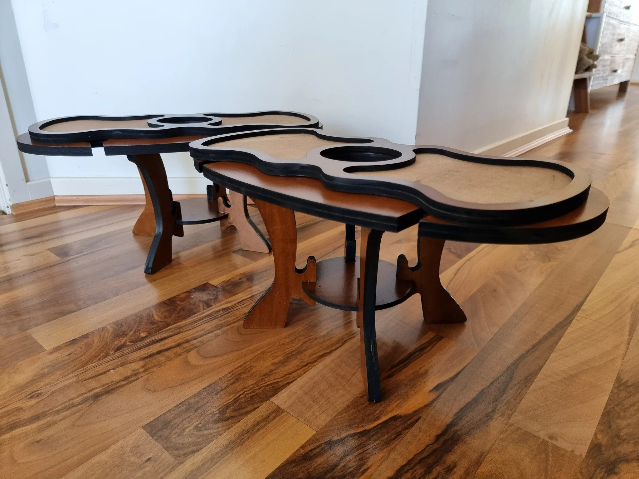 Modern Wine Table for Two Decorative Wine Caddy, Wine Holder, Single ...