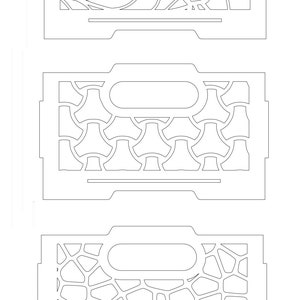 Beautiful Wooden Stackable Storage Box Bundle Nine Laser Cut Stackable ...