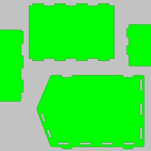 Storage Bins Boxes 4mm Linbin Containers Storage Bin Vector Template ...