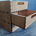 Wooden Laser Cut Ikea Kallax Insert Drawers, Plyoowod Kallax Storage ...