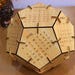 Laser-cut Wooden Pentagon Shaped 2025 Calendar, Unique Plywood ...