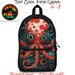 School Backpack Graffiti Octopus in Black - Etsy