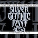 Silver Gothic Font: Metallic Alphabet SVG PNG (digital Download) - Etsy
