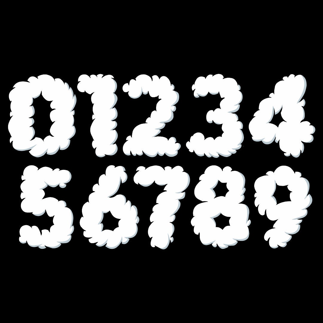 3D Clouds Letters Font PNG SVG, Cloud Letters, 3D Cute Playful Letters ...