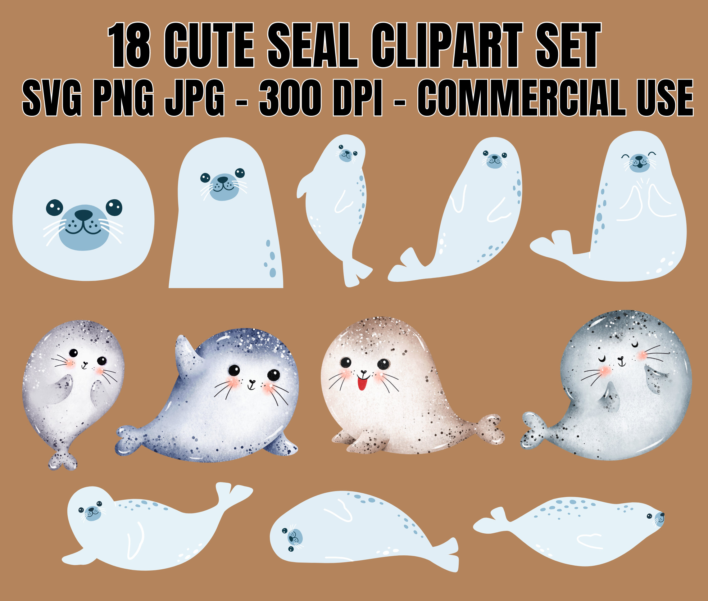 Animal Seal Clipart