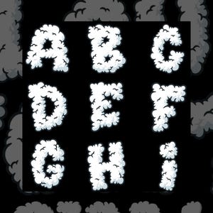3D Clouds Letters Font PNG SVG, Cloud Letters, 3D Cute Playful Letters ...