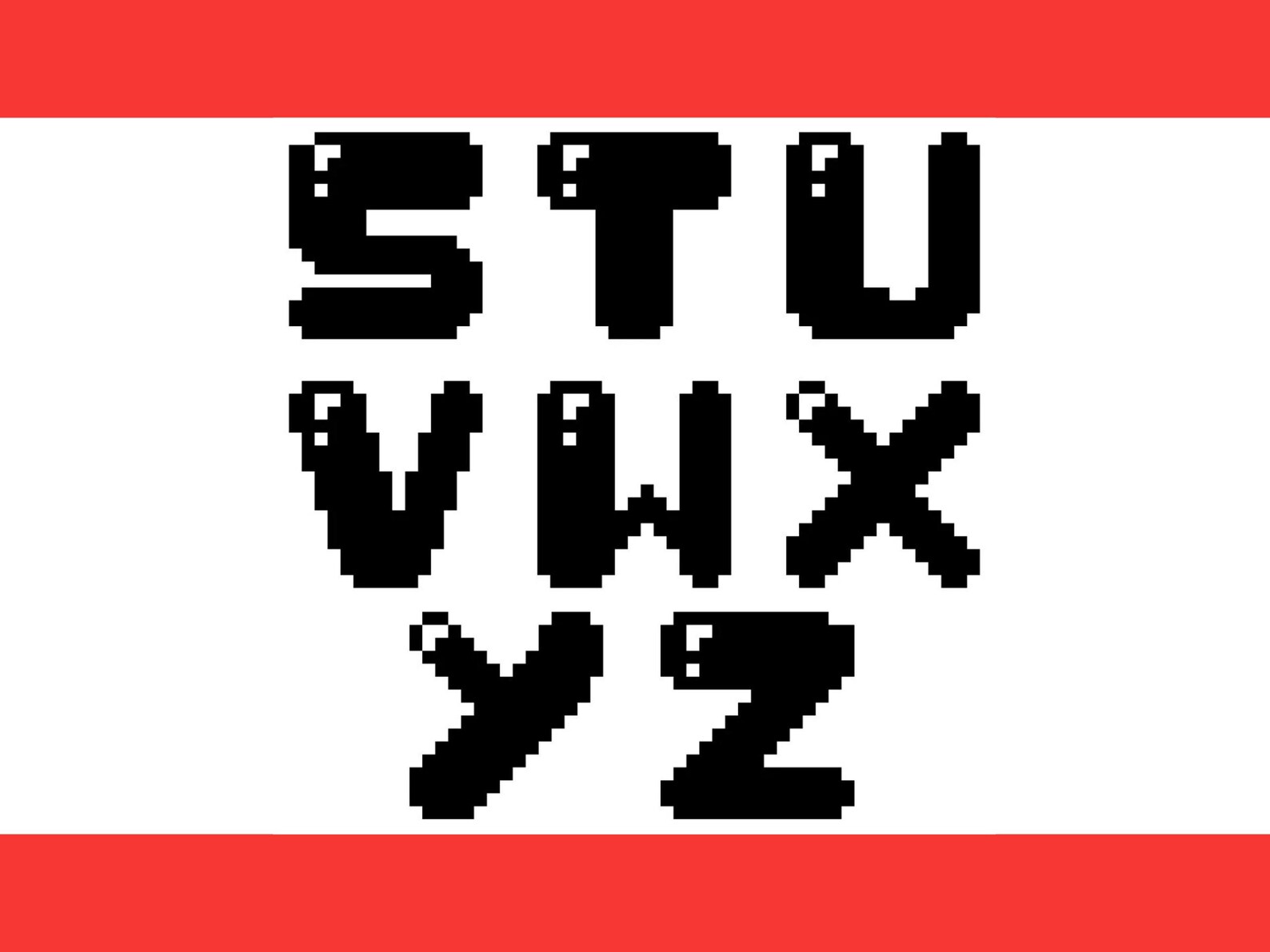 Pixel Font SVG PNG: Retro Game Alphabet (digital Download) - Etsy