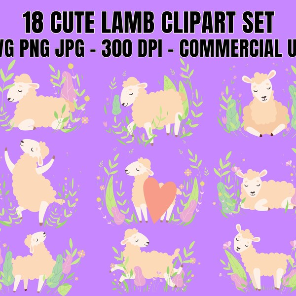 Kawaii Lamb - Etsy