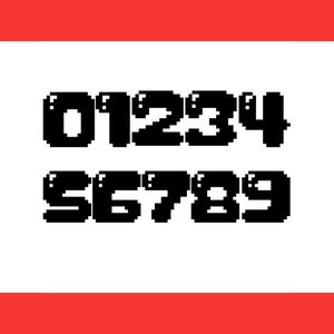 Pixel Font SVG PNG: Retro Game Alphabet (digital Download) - Etsy