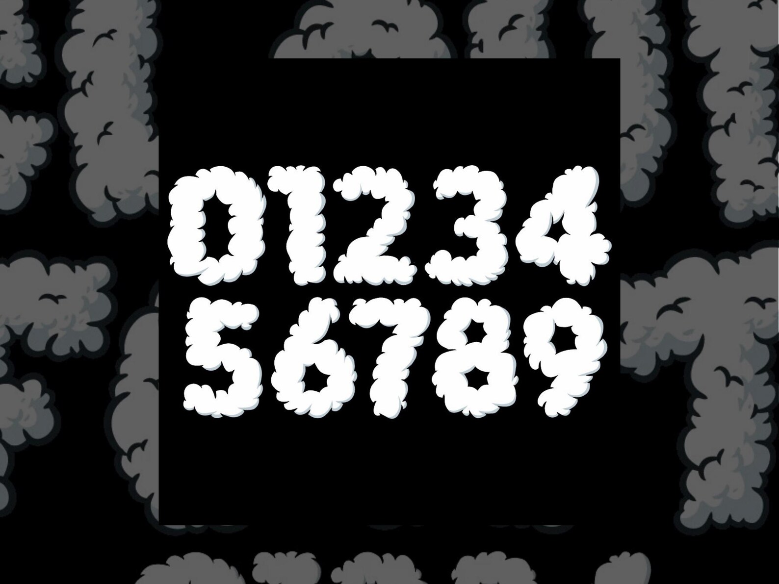 3D Clouds Letters Font PNG SVG, Cloud Letters, 3D Cute Playful Letters ...