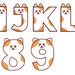 Cute A-Z Letters & Numbers Clipart Set SVG PNG JPG, Cat Alphabet ...