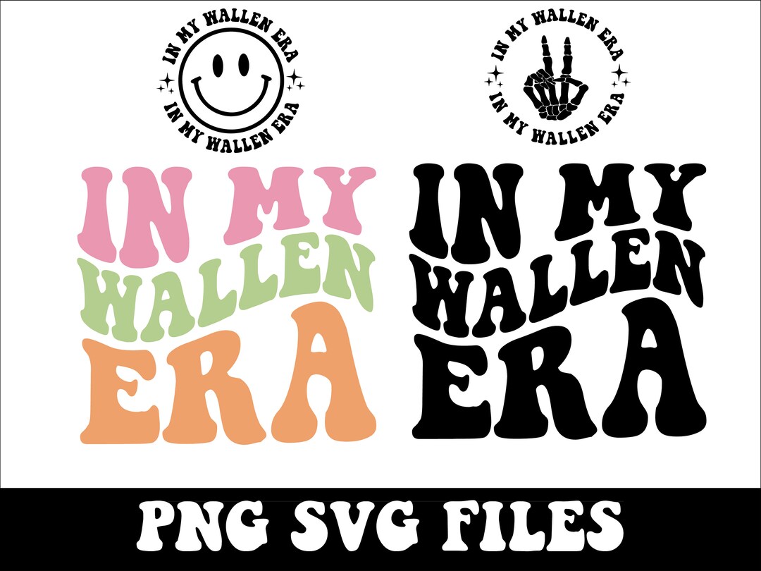 In My Wallen Era Svg, Bundle Retro Wallen Bull Skull Wallen Bundle Svg ...