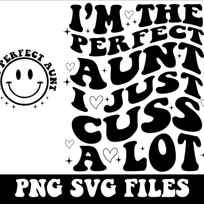 Funny Aunt Svg - Etsy
