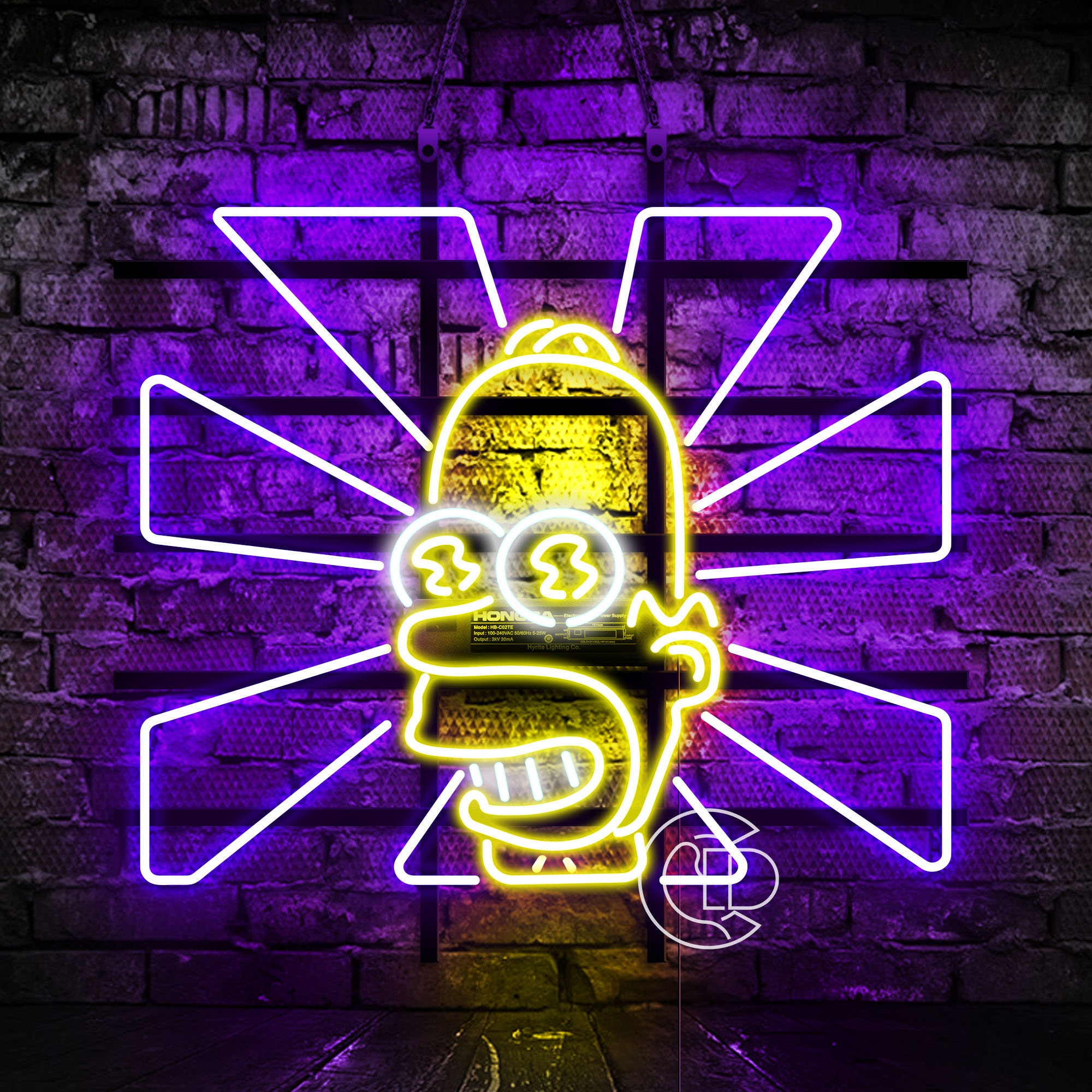 Cartoon Neon Sign the Simpsons Real Glass Neon Sign - Etsy