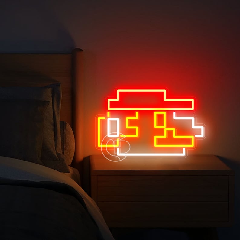 Handmade LED Neon Lights Sign Custom Neon Signs Pixel Art Game Artwork ...