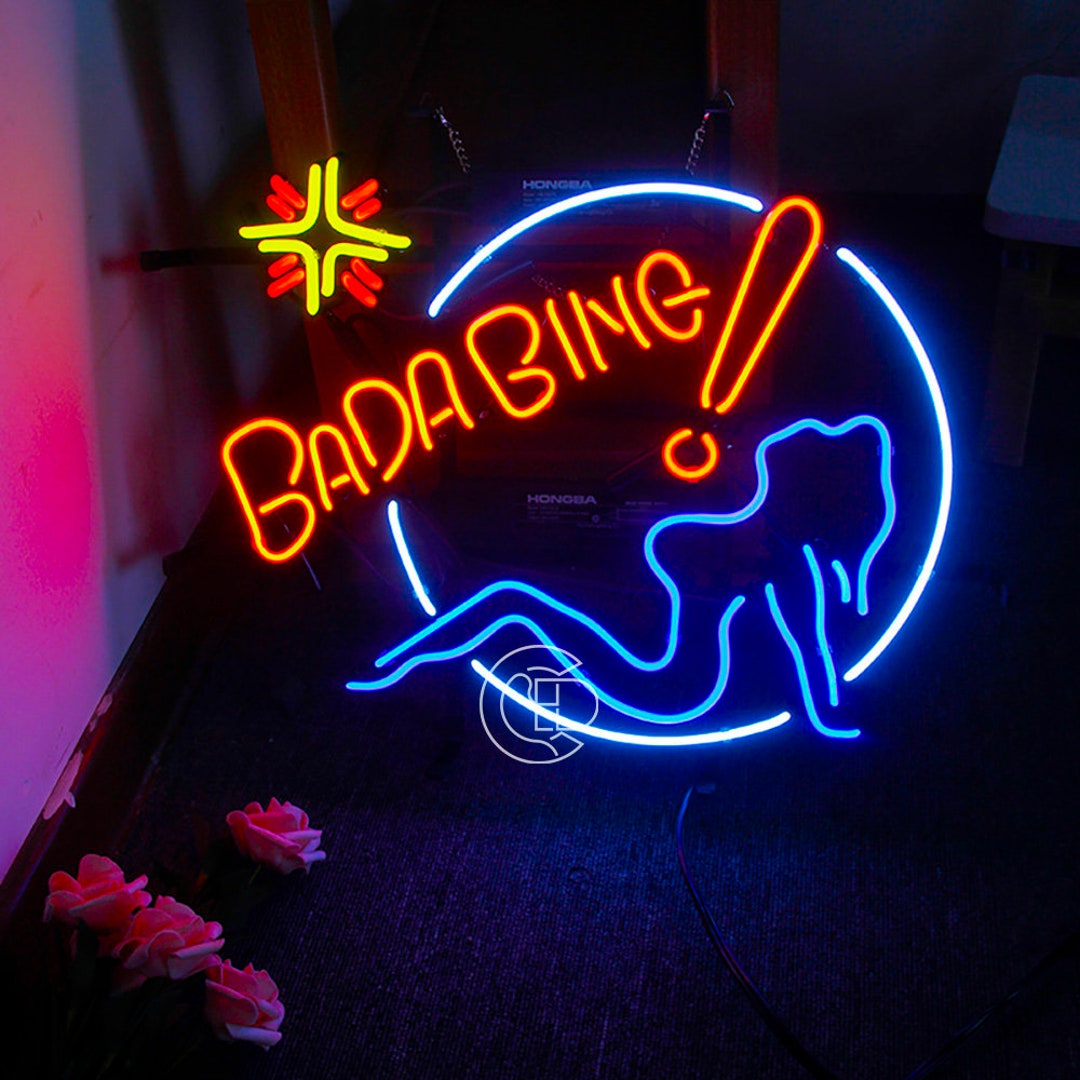 Bada Bing Wall Art Handmade Real Glass Neon Sign Light Geschenke Gifts ...